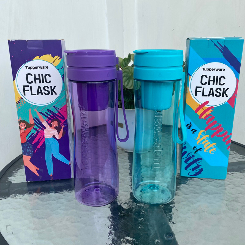 Jual tumbler cristal 750ml tupperware (Chic Flask) | Shopee Indonesia