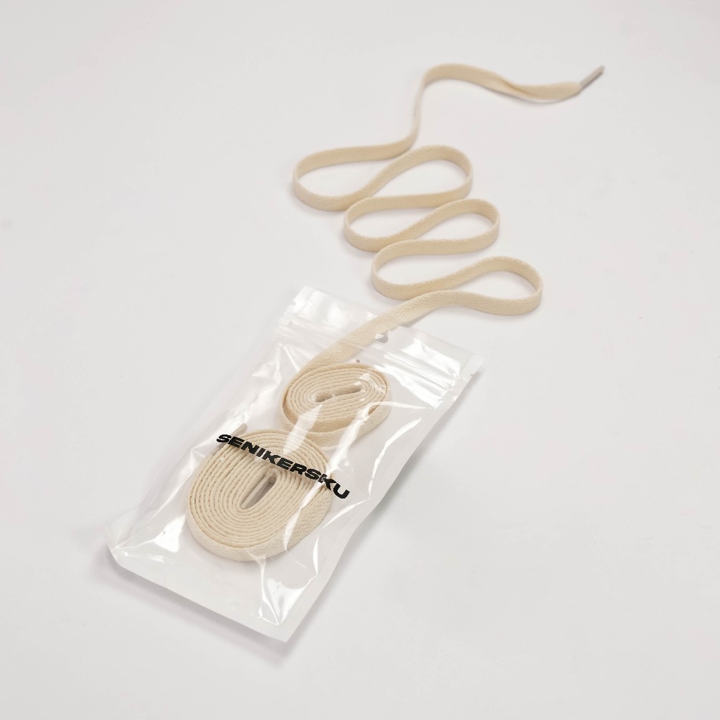 Jual Senikersku Laces Flat Cream Vintage | Shopee Indonesia