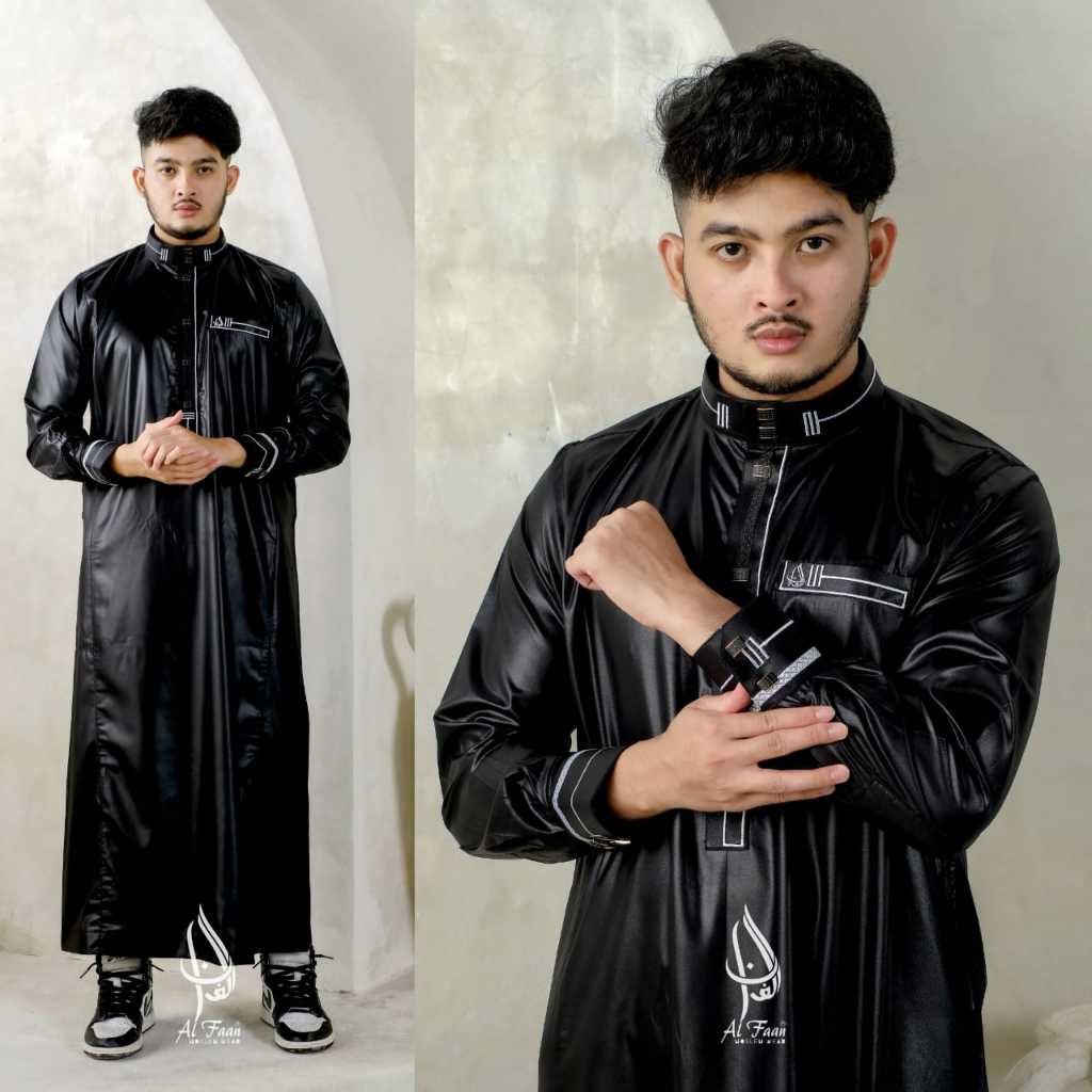 Jual jubah Pria Gamis Pria Jubbah Mewah Model Terbaru Al faan jubah ...