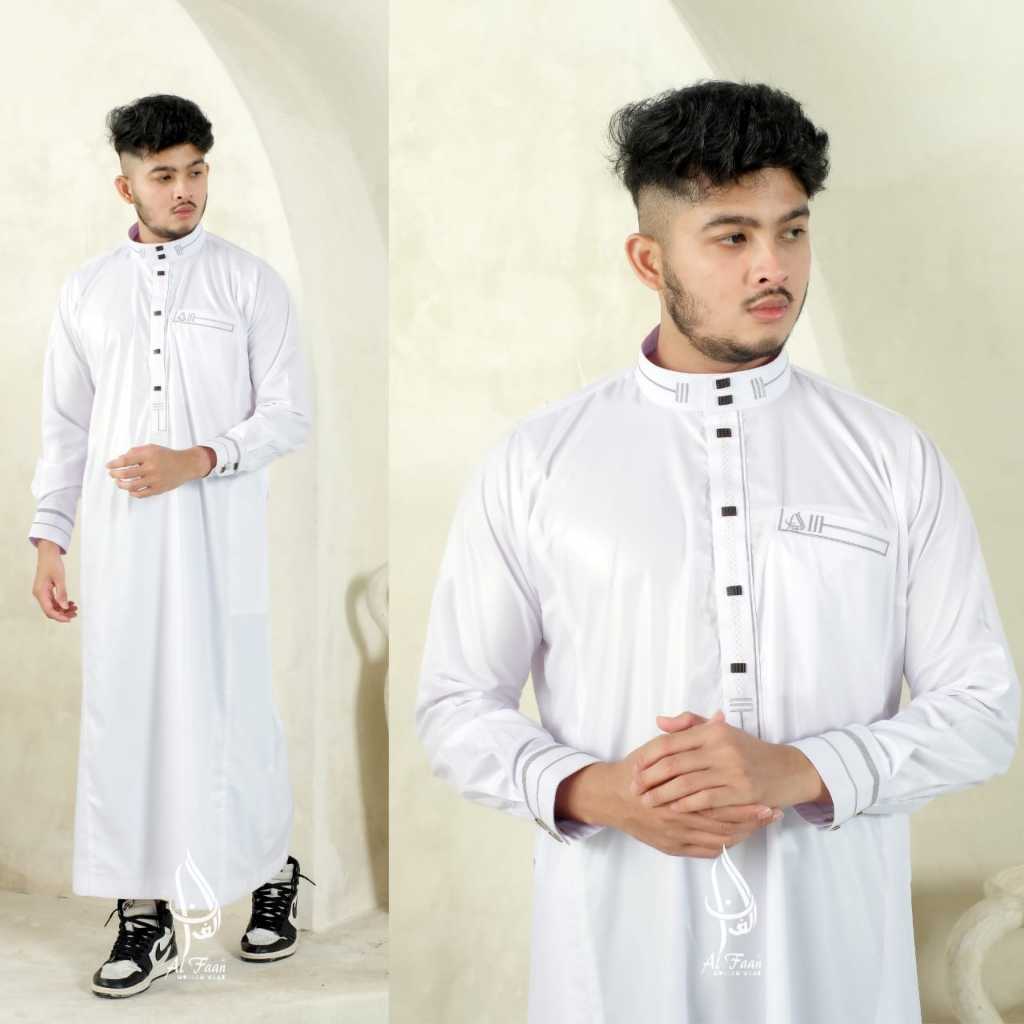 Jual jubah Pria Gamis Pria Jubbah Mewah Model Terbaru Al faan jubah ...