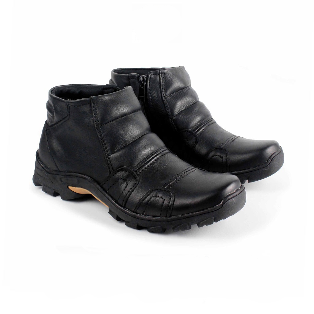 Jual Sepatu Boots Pria Kulit Asli - Sepatu Boots - Sepatu Biker Pria ...