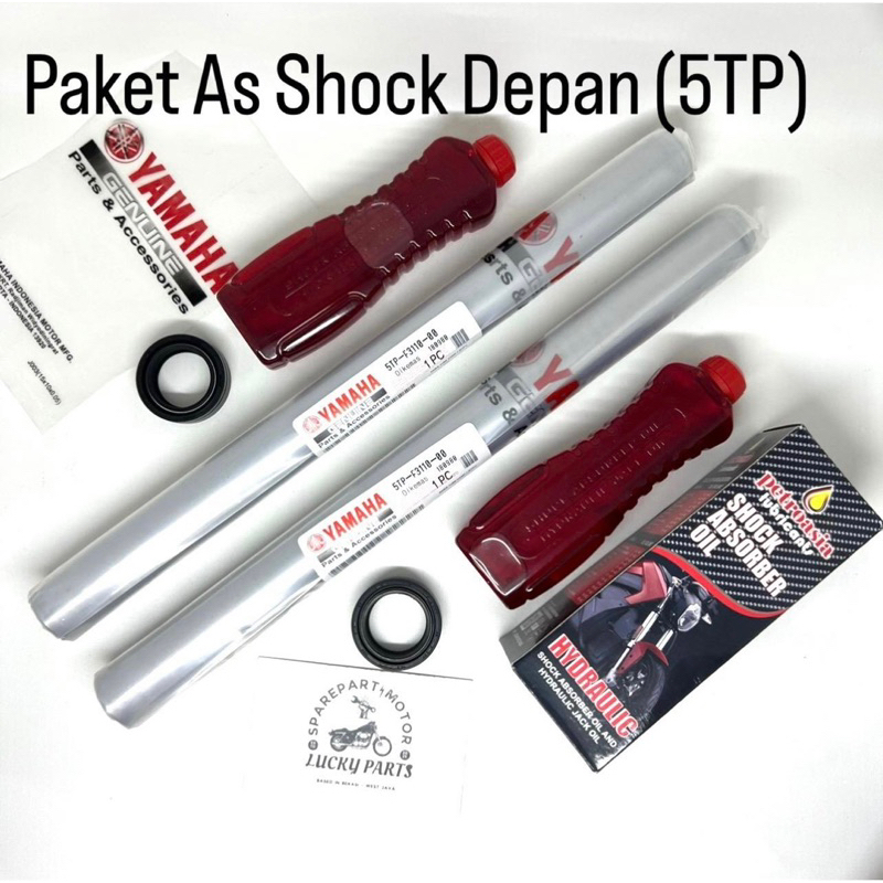 Jual Paket As Shock depan + Seal Shock + Oli buat motor Yamaha Jupiter ...
