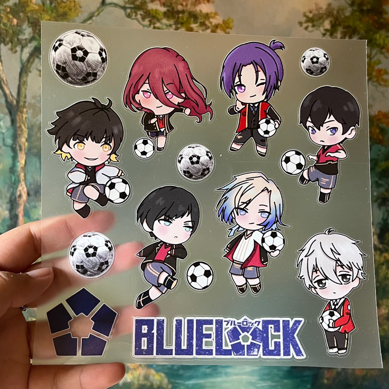 Jual Sticker Blue Lock Set / Satuan Chigiri Rin Kaiser Bachira Isagi ...