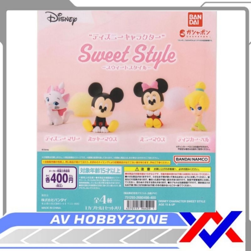 Jual Gachapon Disney Character Sweet Style Bandai | Shopee Indonesia