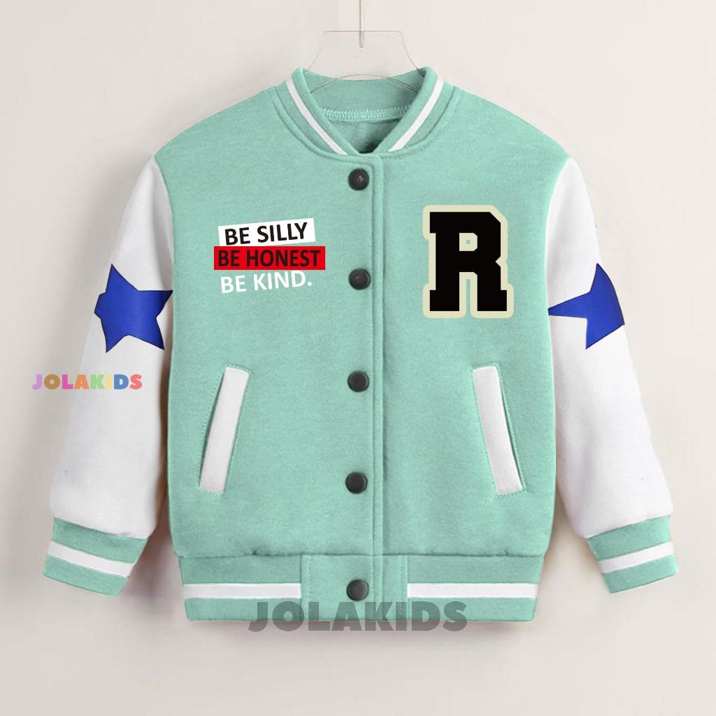 Jual Jaket Varisty Anak INISIAL R M N & S Umur 2-12 Tahun JaCket ...