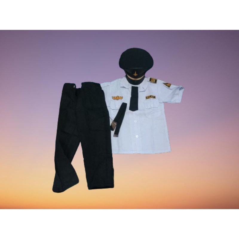 Jual SERAGAM COSTUM FESTIVAL ANAK PILOT CILIK / SERAGAM PILOT ANAK ...