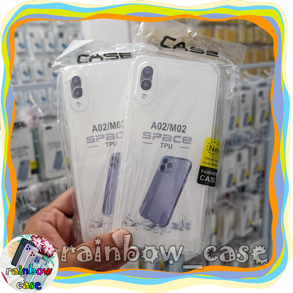 Jual SAMSUNG A02 / M02 CASE PREMIUM TPU SPACE PROTECT CAMERA TEBAL 2.0MM | Shopee Indonesia