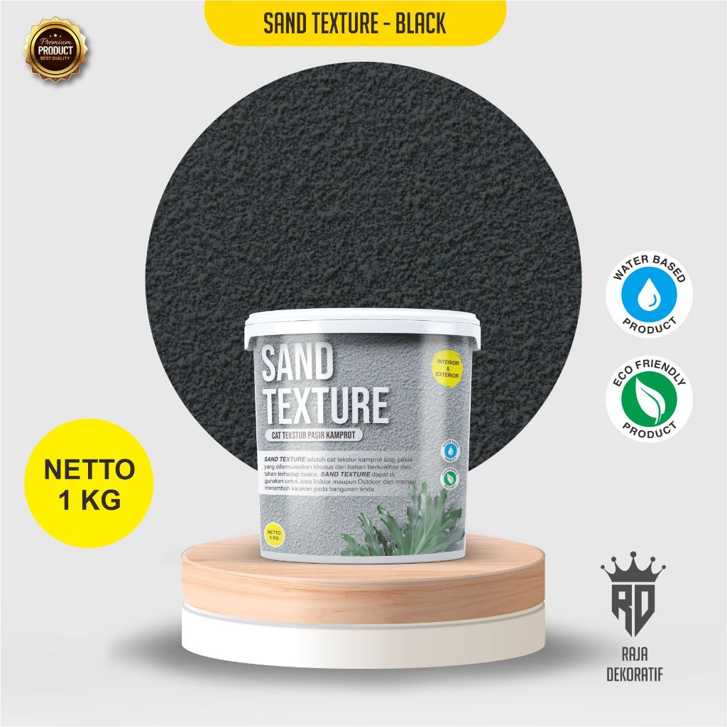 Jual Cat Tekstur Kamprot - Sand Texture - Kemasan 1 Kg | Shopee Indonesia