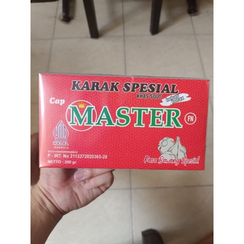 Jual Karak Spesial Cap Master Khas Solo 200 gram rasa bawang enak ...