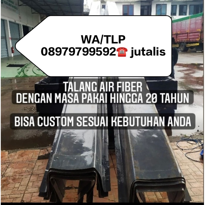 Jual talang air fiber,talang fiber,talang gudang 3mm | Shopee Indonesia