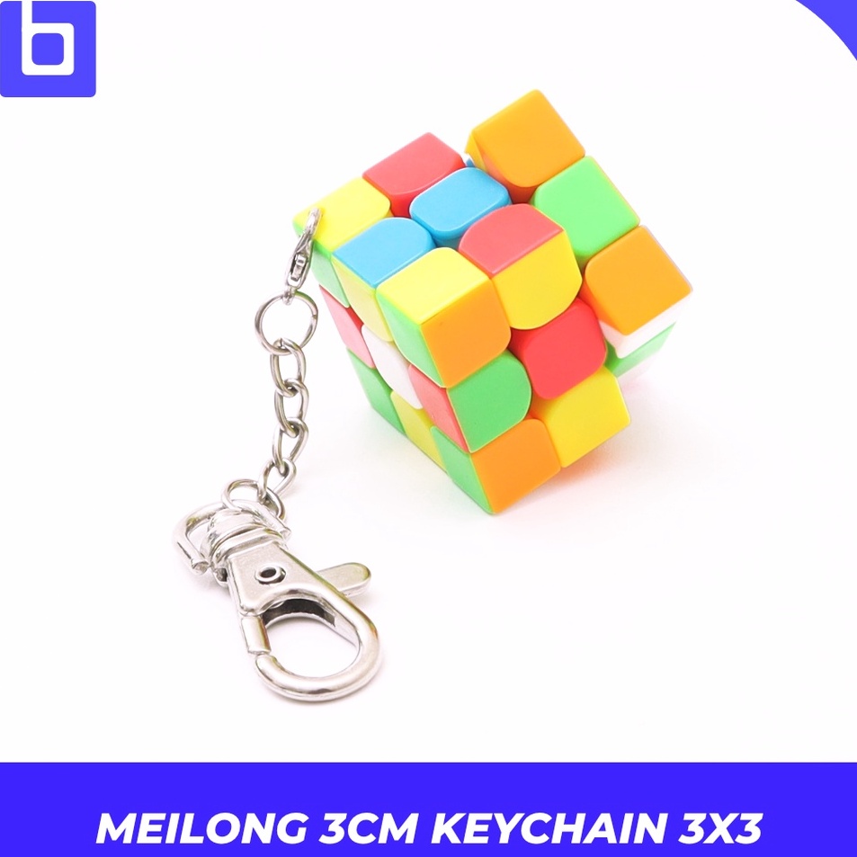 Jual Harga Termurah Rubik 3x3 Moyu MF Keychain 3x3 Stickerless Original ...