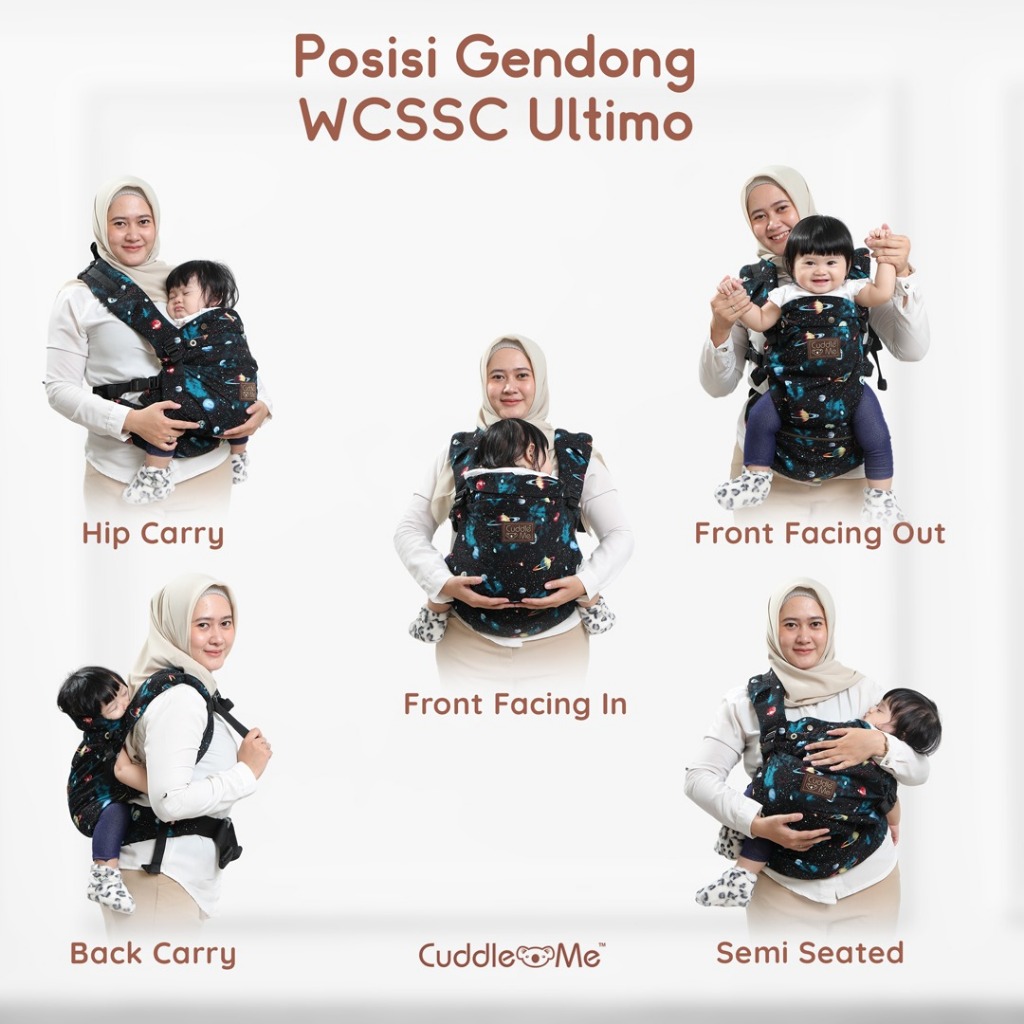 Jual [FREE GIFT] Cuddleme Ultimo Carrier Gendongan Bayi Hipset 4 Posisi ...