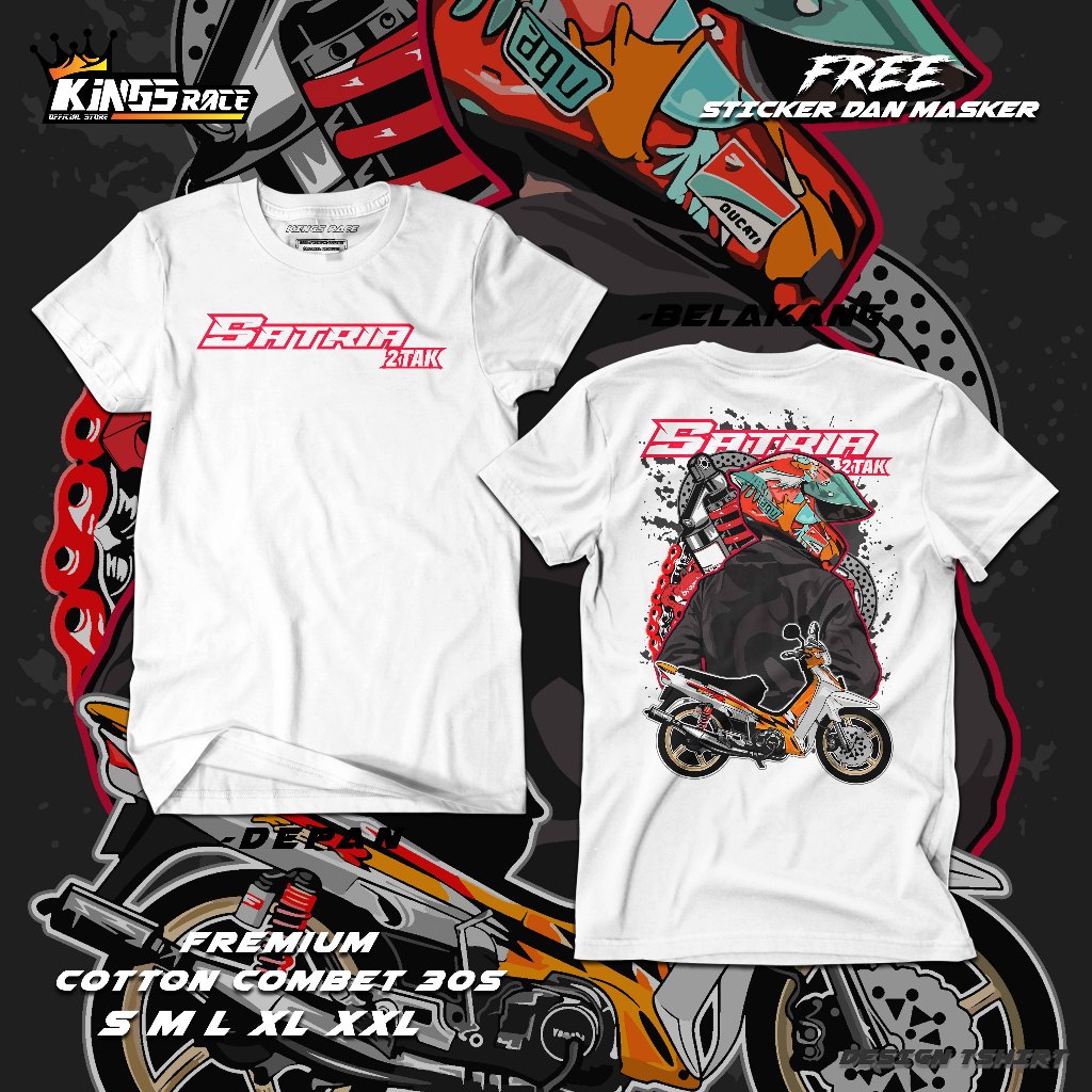 Jual Kaos Satria 2 Tak | Kaos Motor Dua Stroke | Kaos Racing Sunmoori ...
