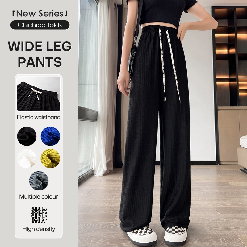 Jual Korean long pants celana kulot wanita kulot knit pants highwaist ...