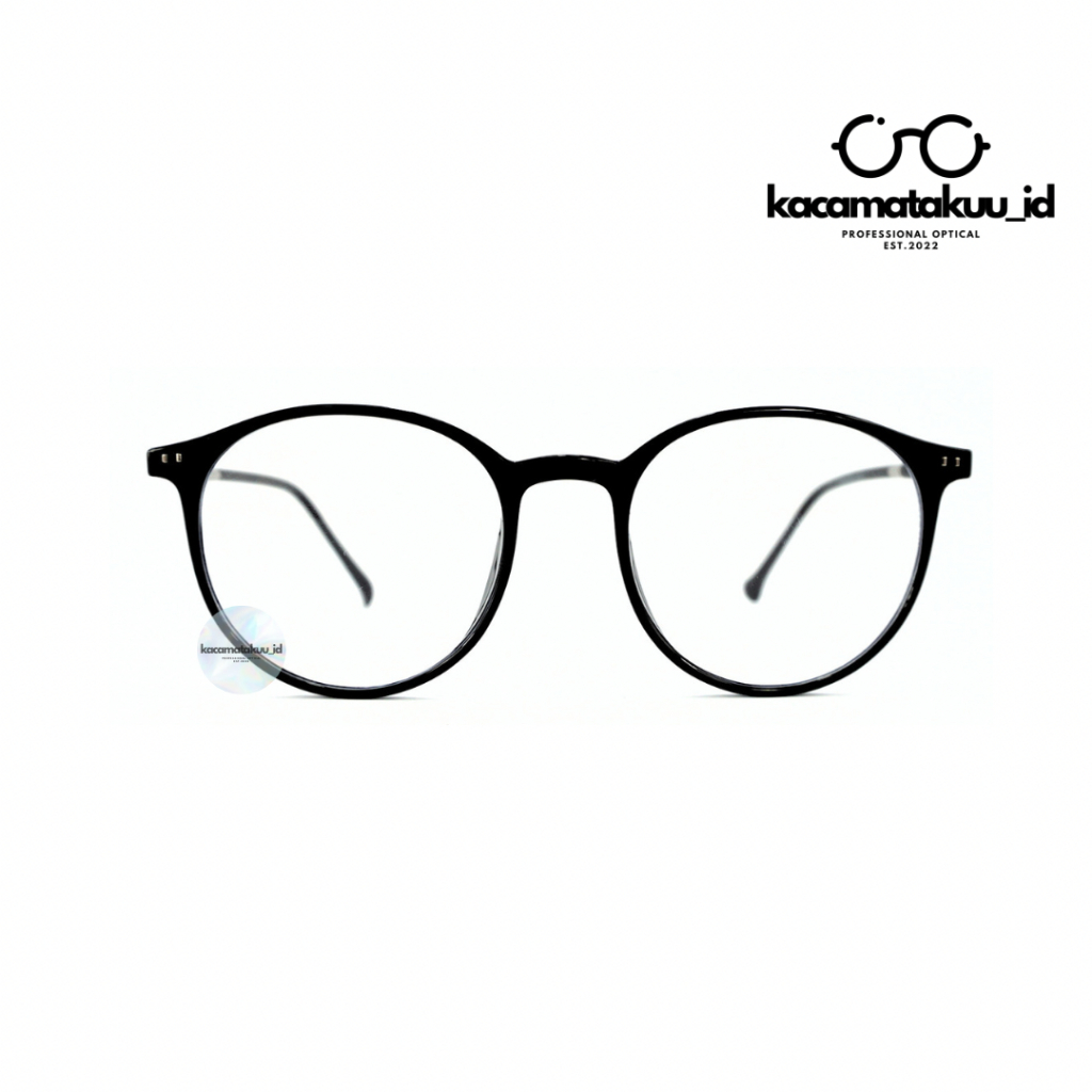 Jual Kacamatakuu_id - Kacamata Pria Wanita Unisex Terbaru Frame Bulat ...