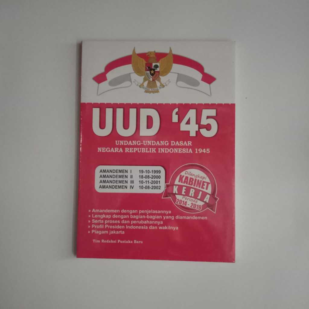 Jual UUD 45 - Undang Undang Dasar Negara Republik Indonesia 1945 ...