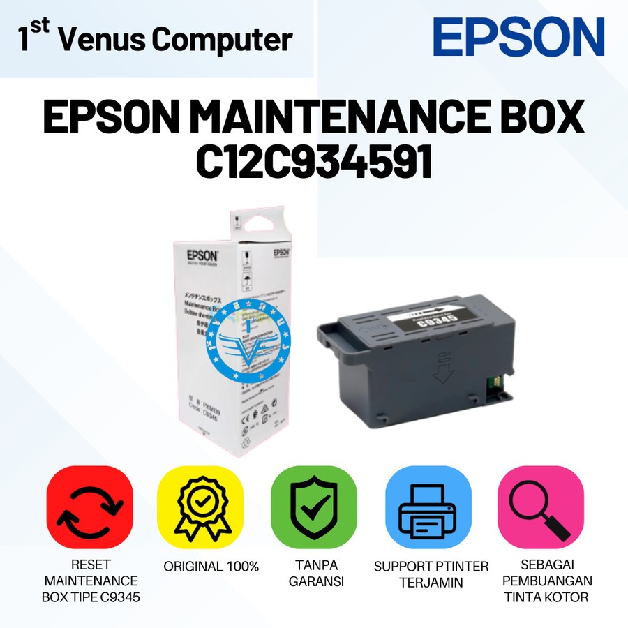 Jual MAINTENANCE BOX C9345 EPSON L15150 L15160 L6550 L6580 ET-5800 | Shopee Indonesia