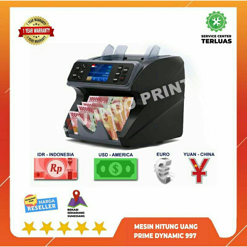 Jual Mesin Hitung Uang Prime Dynamic 997 | Shopee Indonesia