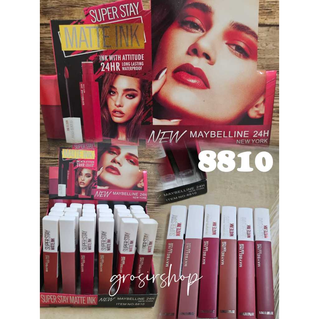 Jual [NEW CODE 24 PCS] Lipcream Maybelline Super Stay Matte Ink WITH ...