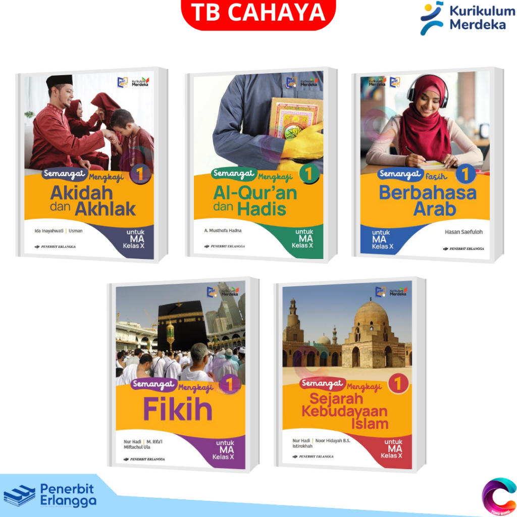 Jual Buku MA Kelas 10 MA Madrasah Aliyah Semangat Mengkaji AKidah dan akhlak Alqur'an dan Hadis ...