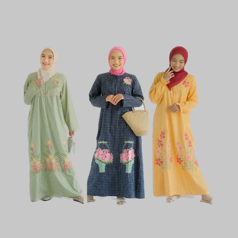 Jual ZAMA | Daster Panjang Model A Bordir Khas Malang | Shopee Indonesia