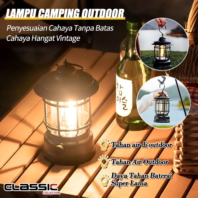 Jual Lampu Lentera LED / Lampu Tenda Camping / Lampu Camping Model ...