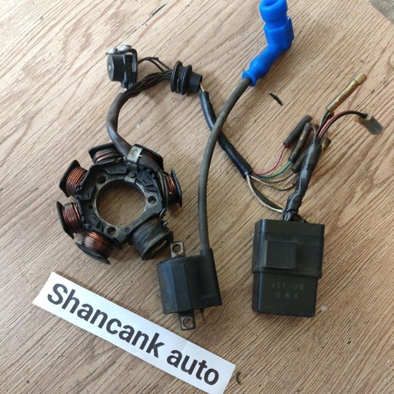 Jual paket komplit pengapian spul, cdi dan coil, kuil 4st crypton, Vega ...