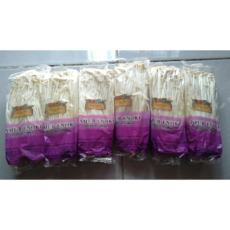 Jual Jamur Enoki Fresh isi 2 bungkus | Shopee Indonesia