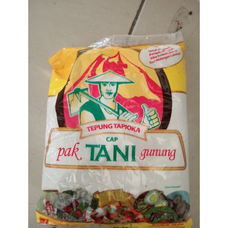 Jual tepung tapioka cap pak tani 500 g | Shopee Indonesia
