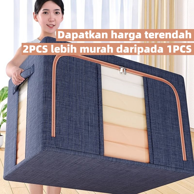 Jual Lipat Storage Box 66L/110L tahan lembab Kotak Penyimpanan ...