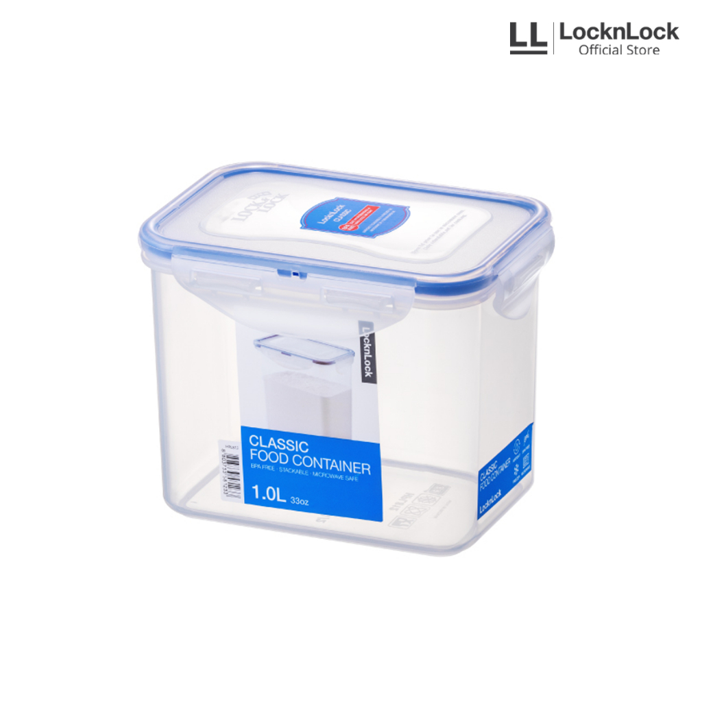 Jual LocknLock Classic Rectangular Tall Wadah Serbaguna 1L - HPL812 | Shopee Indonesia