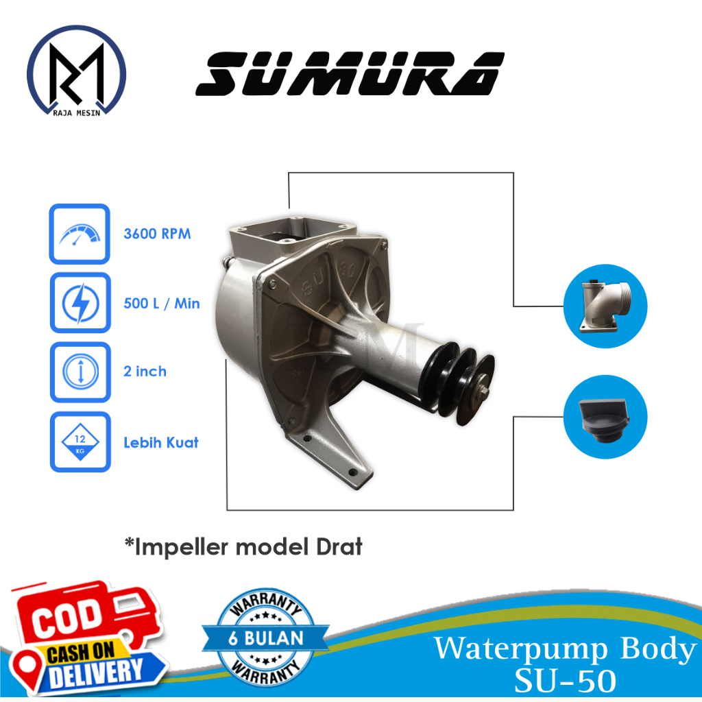 Jual Pompa Air / Water Pump Body Sumura SU-80/SU-50 | Shopee Indonesia