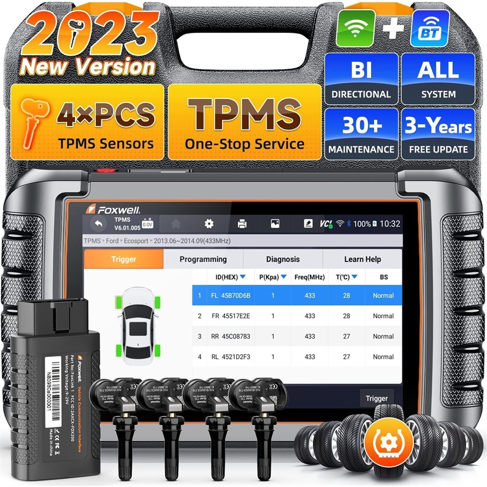 Jual FOXWELL NT809TS Alat Diagnostik Mobil OBD2 Bluetooth Scanner ...