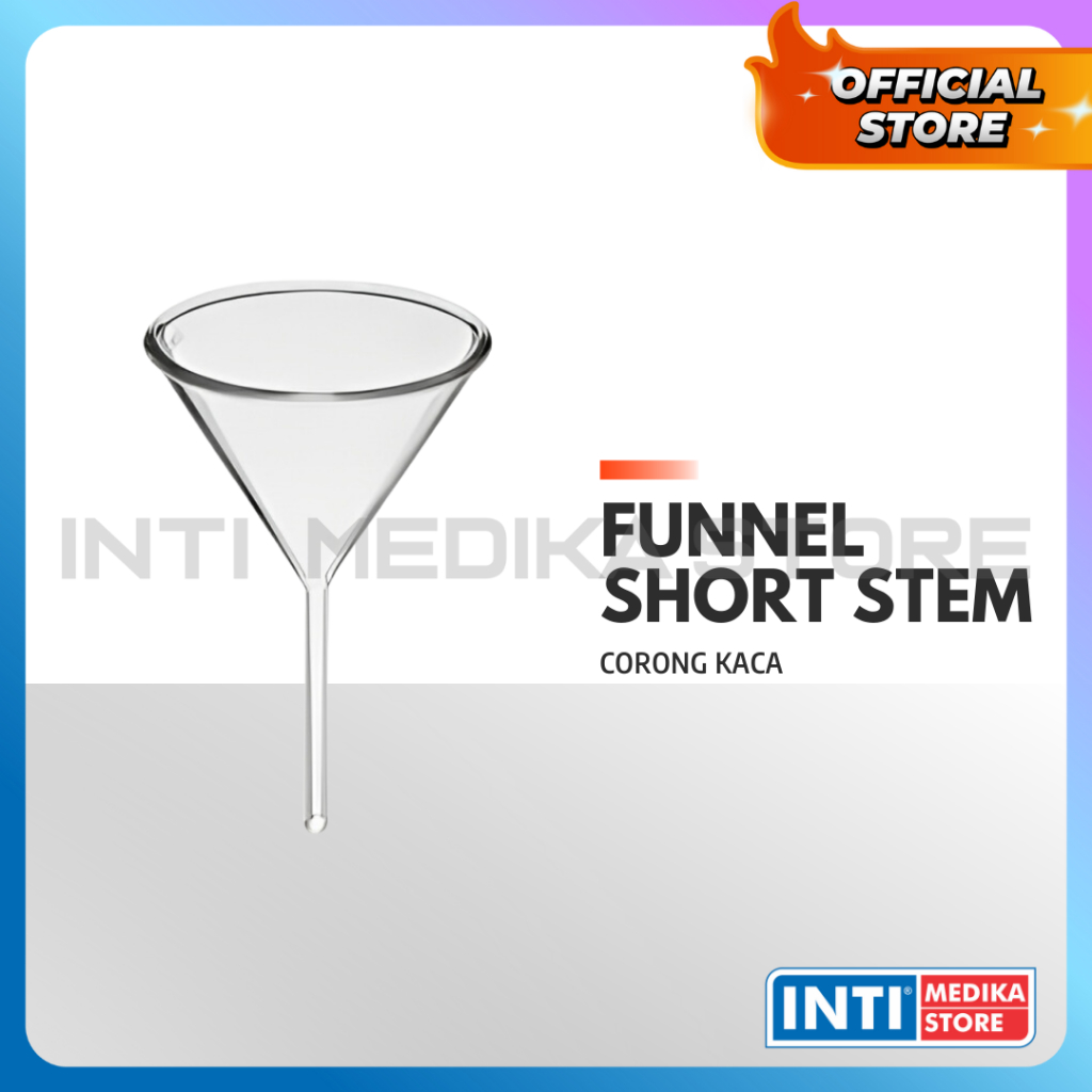 Jual RRC - Corong Kaca Laboratorium | Funnel Short Stem 40mm 75mm 90mm ...