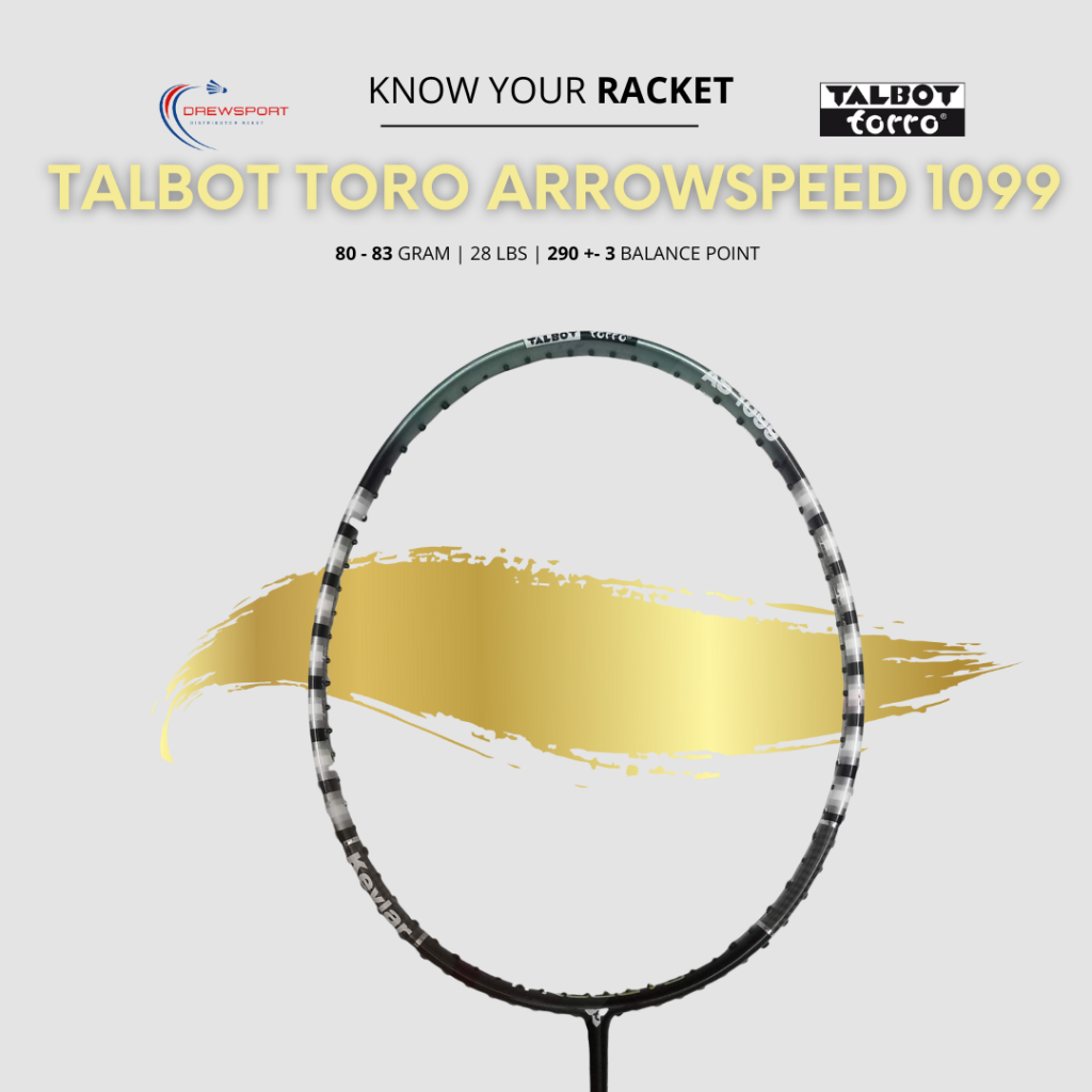 Jual RAKET TALBOT TORO ARROWSPEED 1099 ORIGINAL IMPORT MADE IN GERMAN ...