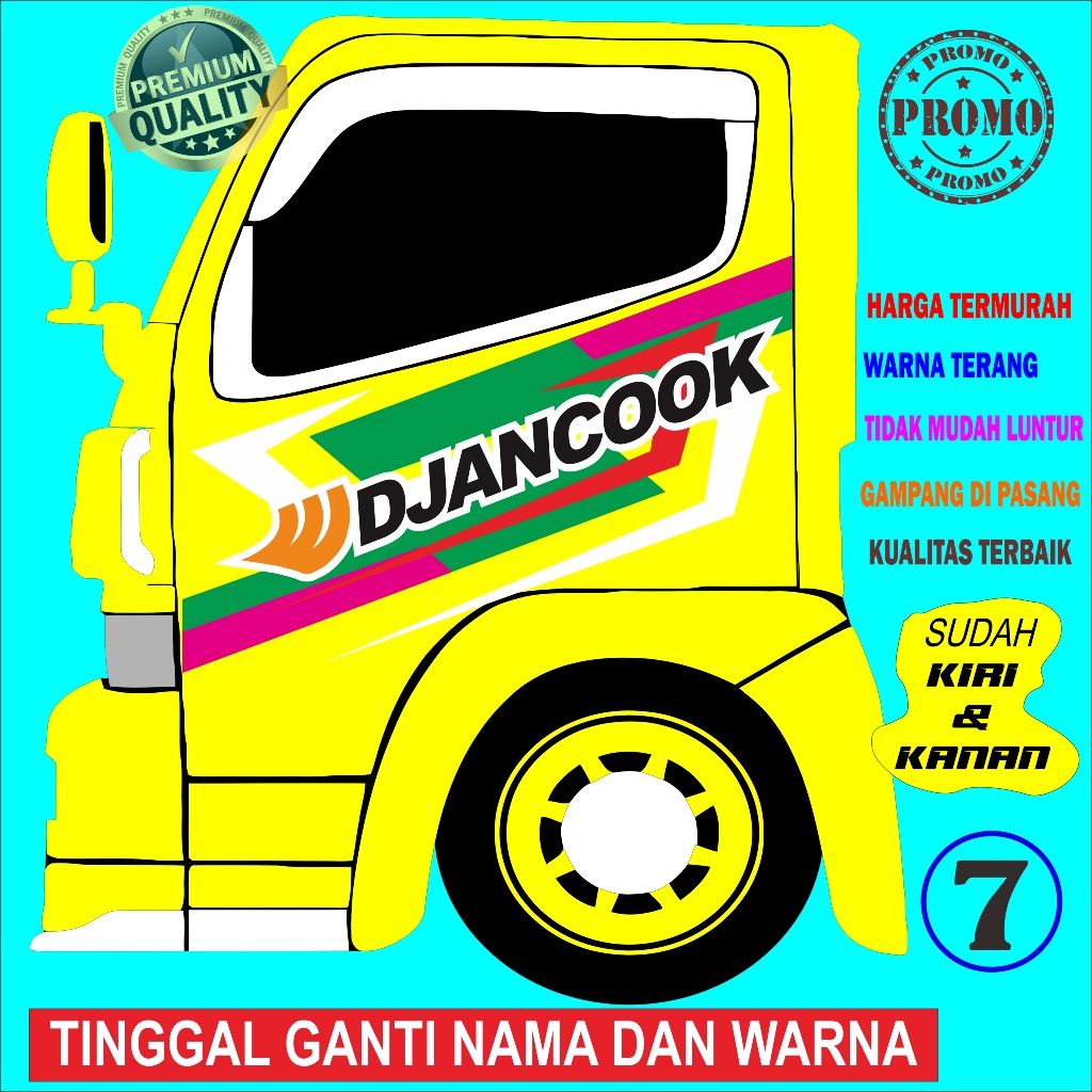 Jual Stiker samping variasi mobil canter | Shopee Indonesia