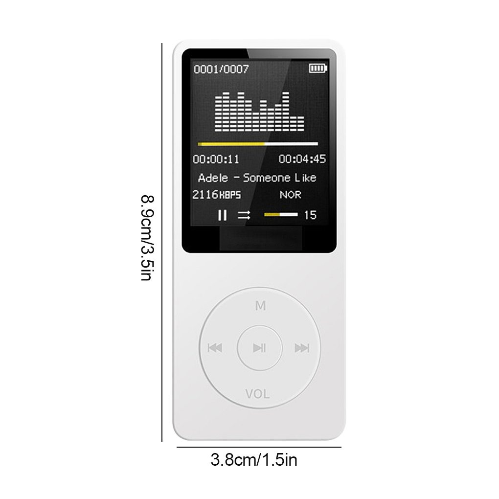 Jual Mp4 Player Digital Audio FM Radio Audio Recording Mini Walkman MP3 ...