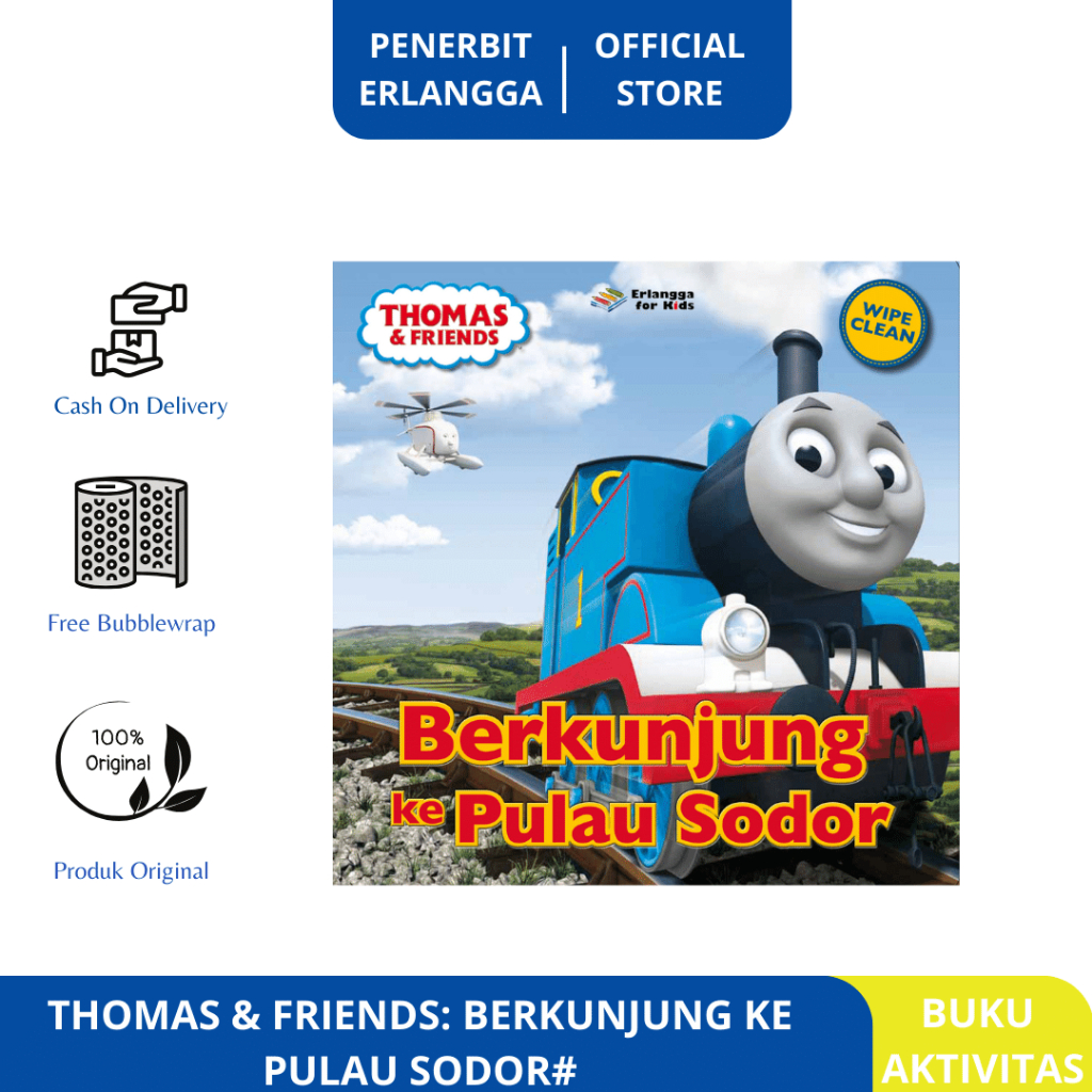 Jual [Erlangga Official] Buku Aktivitas Anak: Lembar Aktivitas Thomas & Friends Edisi 12 ...