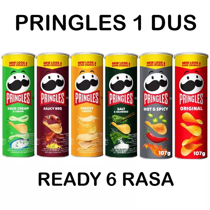Jual Pringles 42 gram Mini Original 1 Dus // Pringles Ukuran besar 102 ...