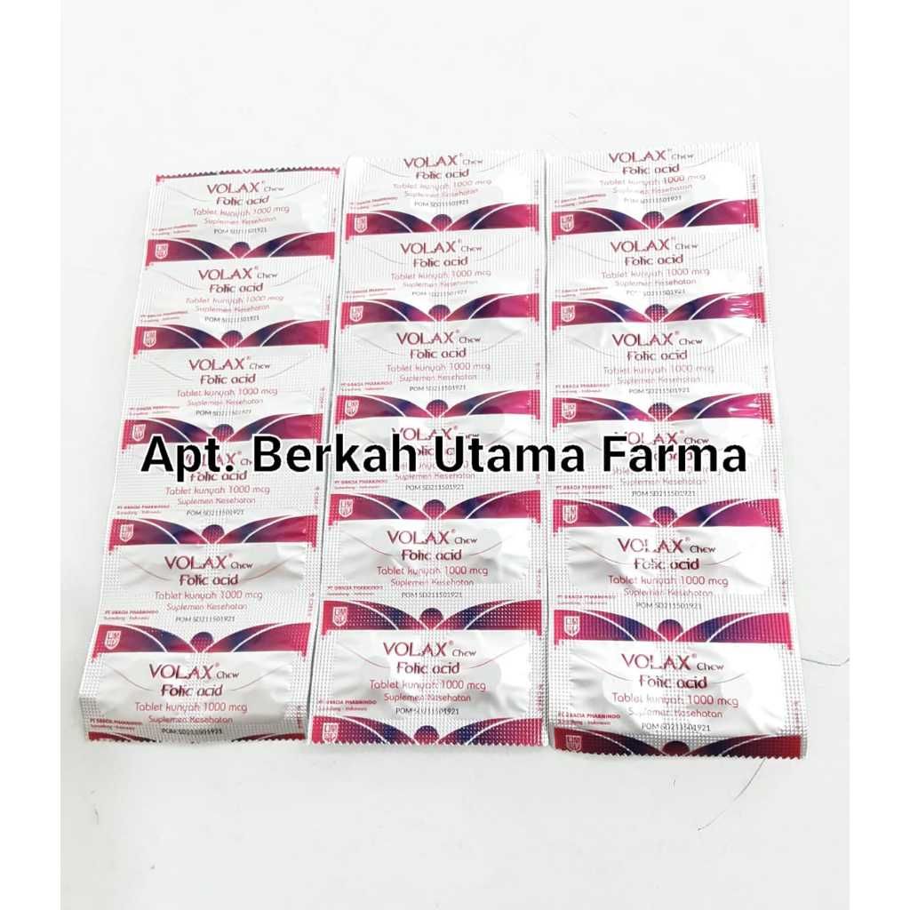 Jual Volax Chew 1000 MCG Strip Isi 10 Tablet | Shopee Indonesia