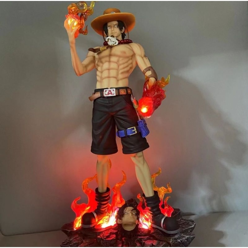 Jual ACE FIRE BALL LED JUMBO 70 CM 1 PCS ONE PIECE FIGURE | Shopee ...