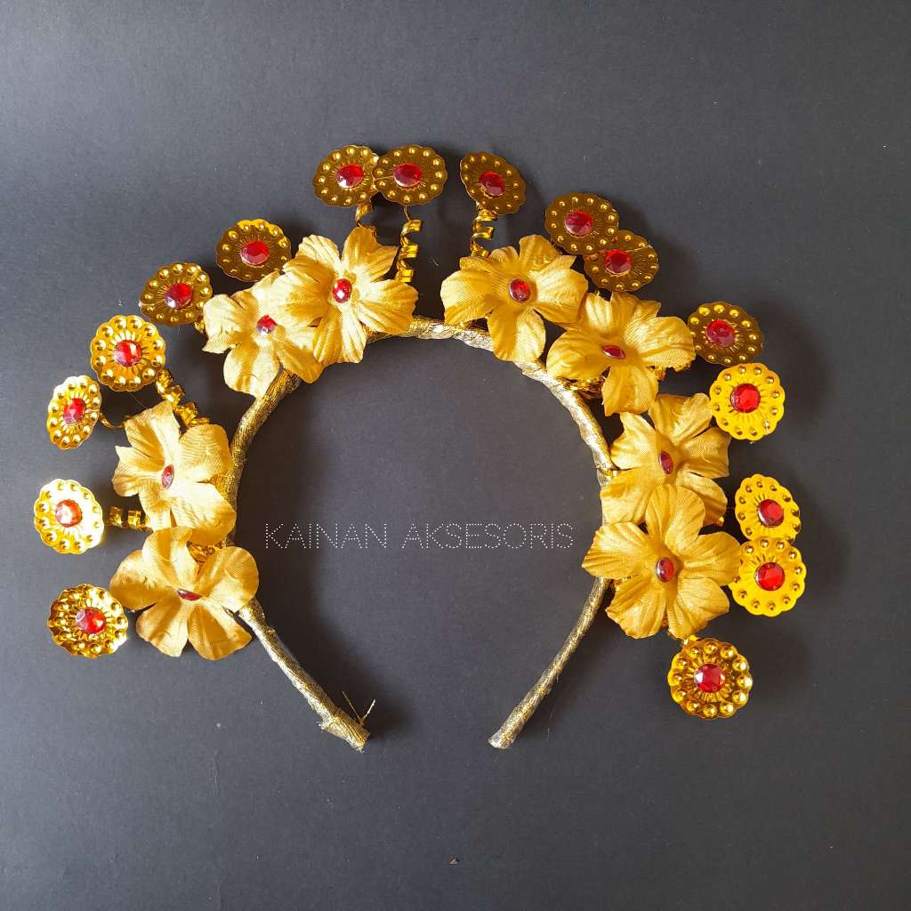Jual Mahkota Bunga Semanggi Bando Karnaval Tari Kartini Anak Remaja ...