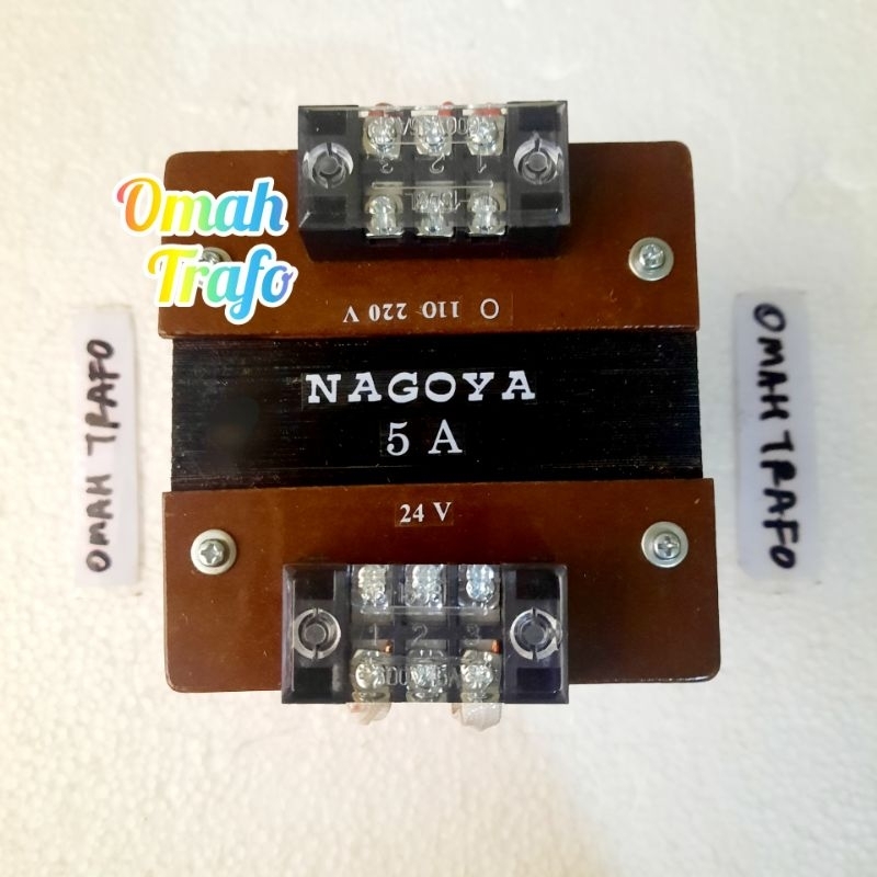 Jual trafo step down 5A input 110v / 220v output 24v model terminal ...