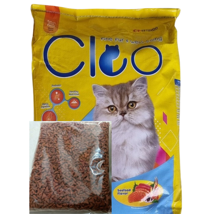 Jual Cleo Cat Food Seafood Repack 1 Kg | Shopee Indonesia