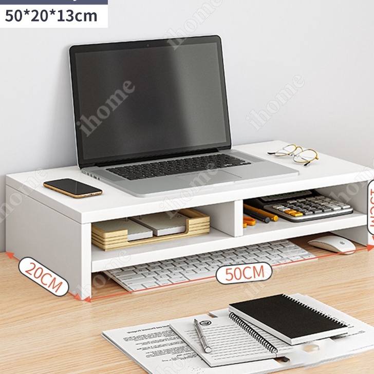 Jual Dijual IH Stand Monitor Rak Monitor Desktop Dudukan Komputer Kayu ...