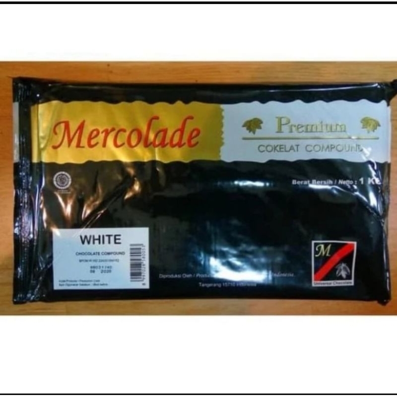 Jual Mercolade White Chocolate Compound Coklat Cokelat Putih Blok ...