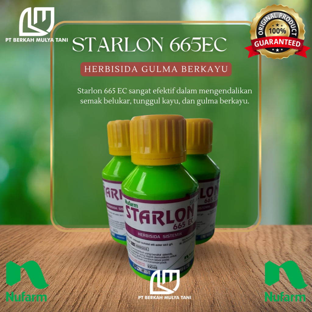 Jual Herbisida Sistemik Starlon 665 EC Racun Untuk Mematikan Pohon ...