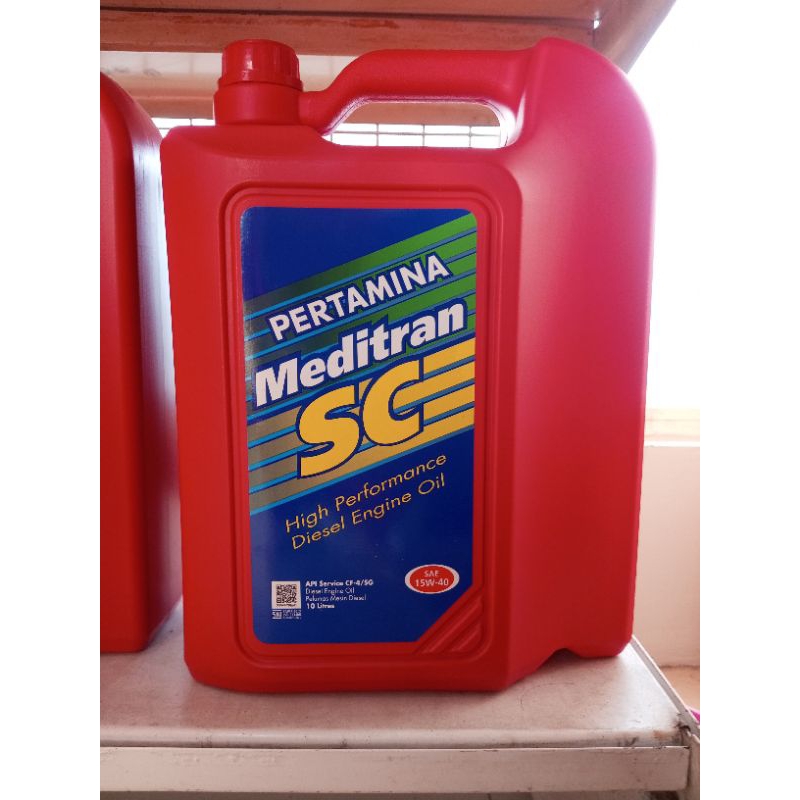 Jual Oli Meditran SC 10L SAE 15W-40 API Service CF-4/SG pelumas mesin ...