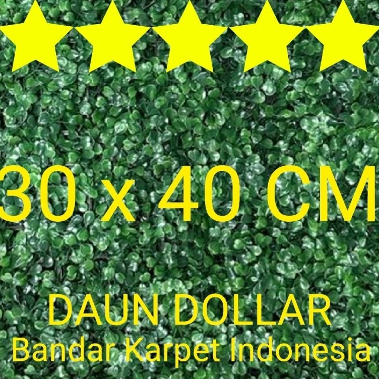 Jual MODEL MZD615 DAUN DOLLAR SINTETIS/ DAUN DINDING UKURAN 30X40 CM ...