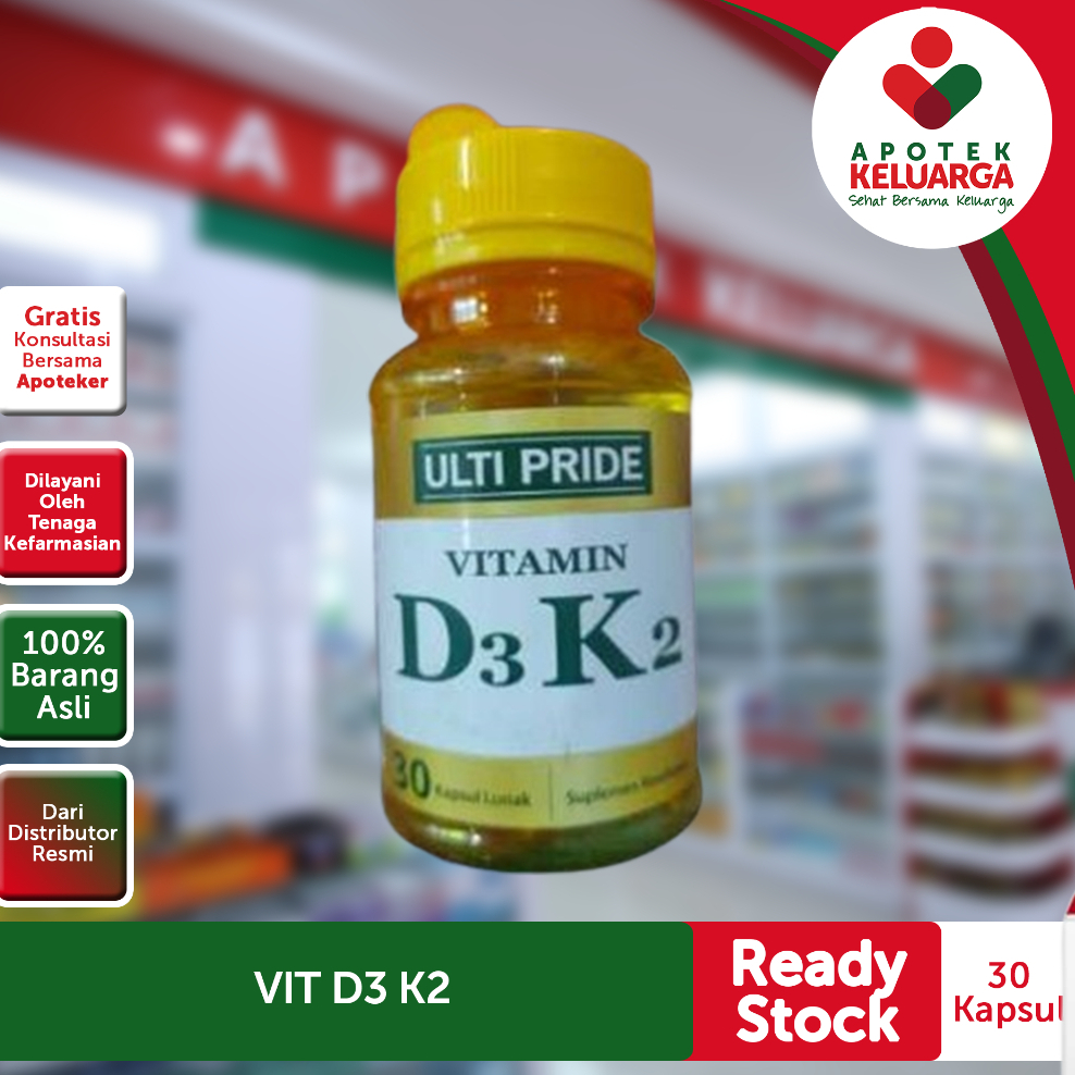 Jual Ulti Pride Vitamin D3 K2 | Shopee Indonesia